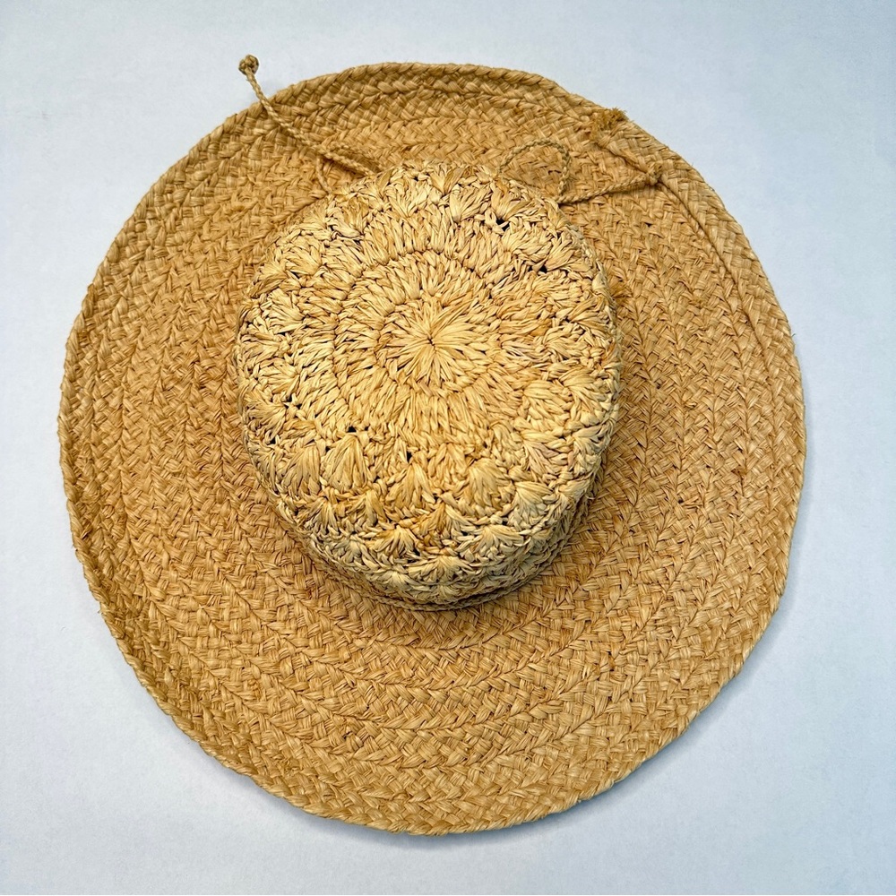 The Scala Collection Crochet Raffia Straw Sun Beach H… - Gem
